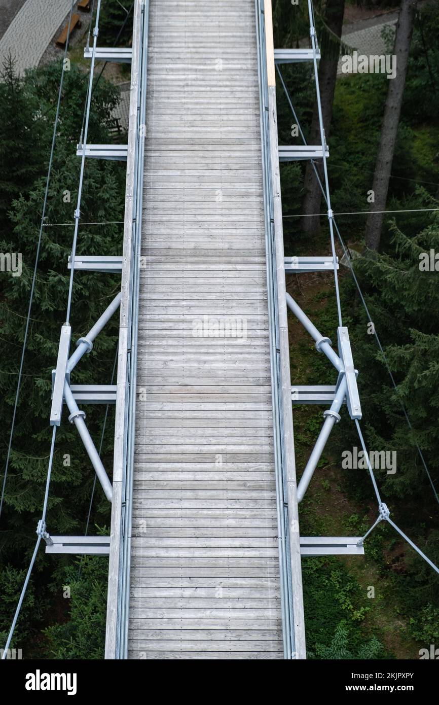An aerial view of a bridge in sky park Stock Photo - Alamy