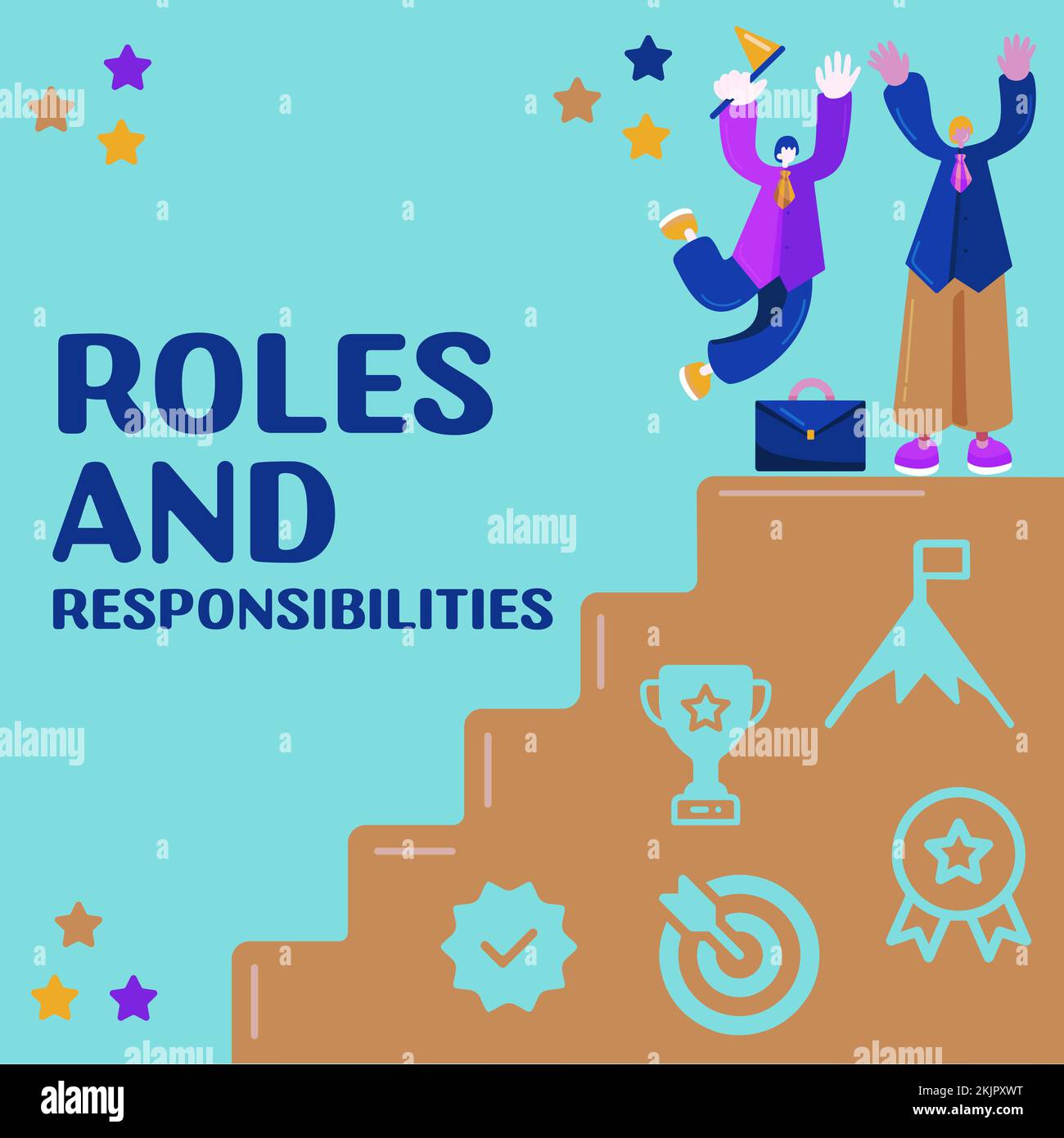 Handwriting text Roles And Responsibilities. Word for Business ...