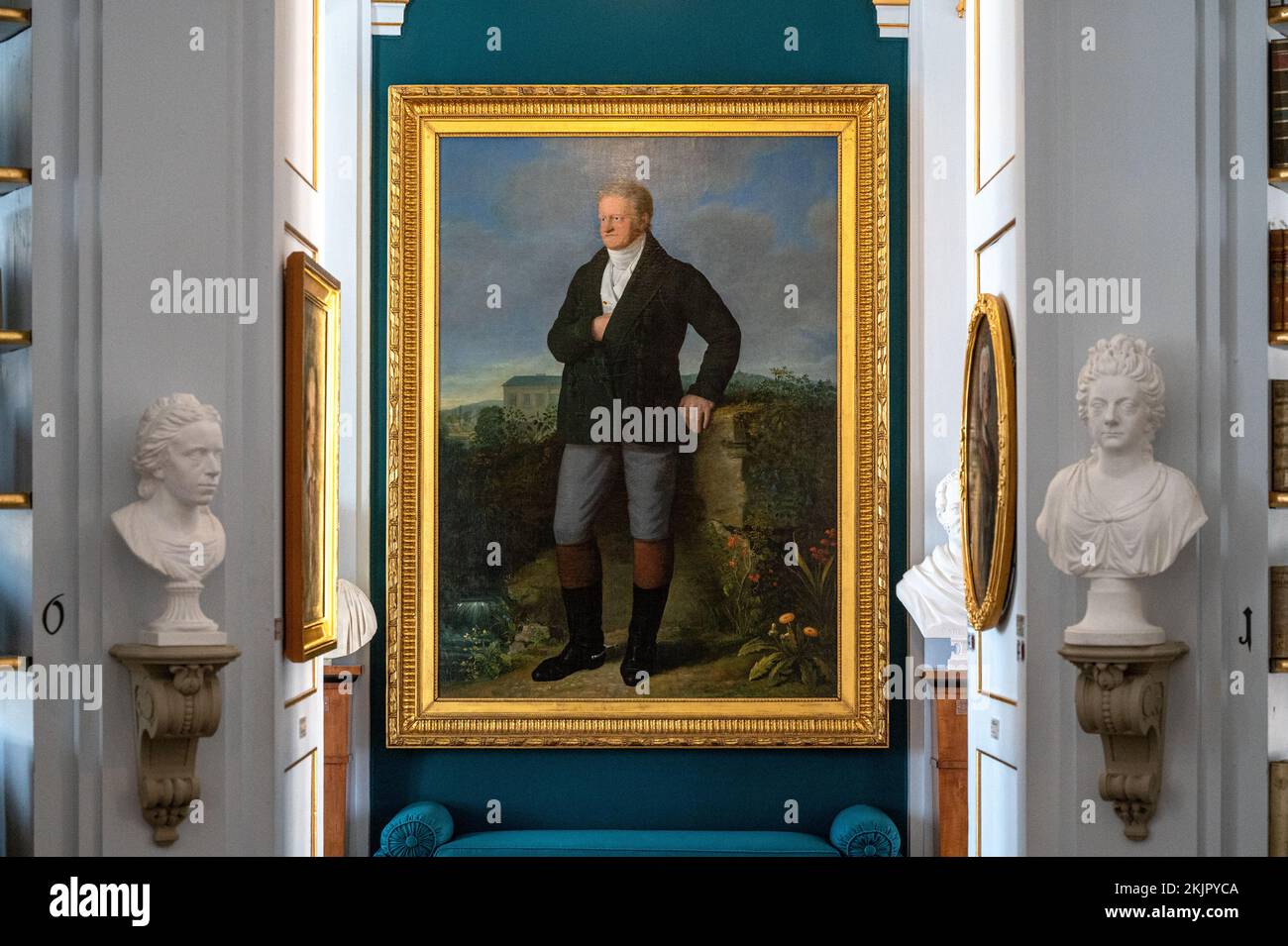 Herzogin Anna Amalia Bibliothek und Rokokosaal Weimar Stock Photo - Alamy