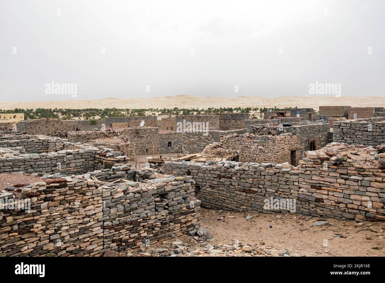 Mauritania, Tichitt, traditional architecture Stock Photo - Alamy