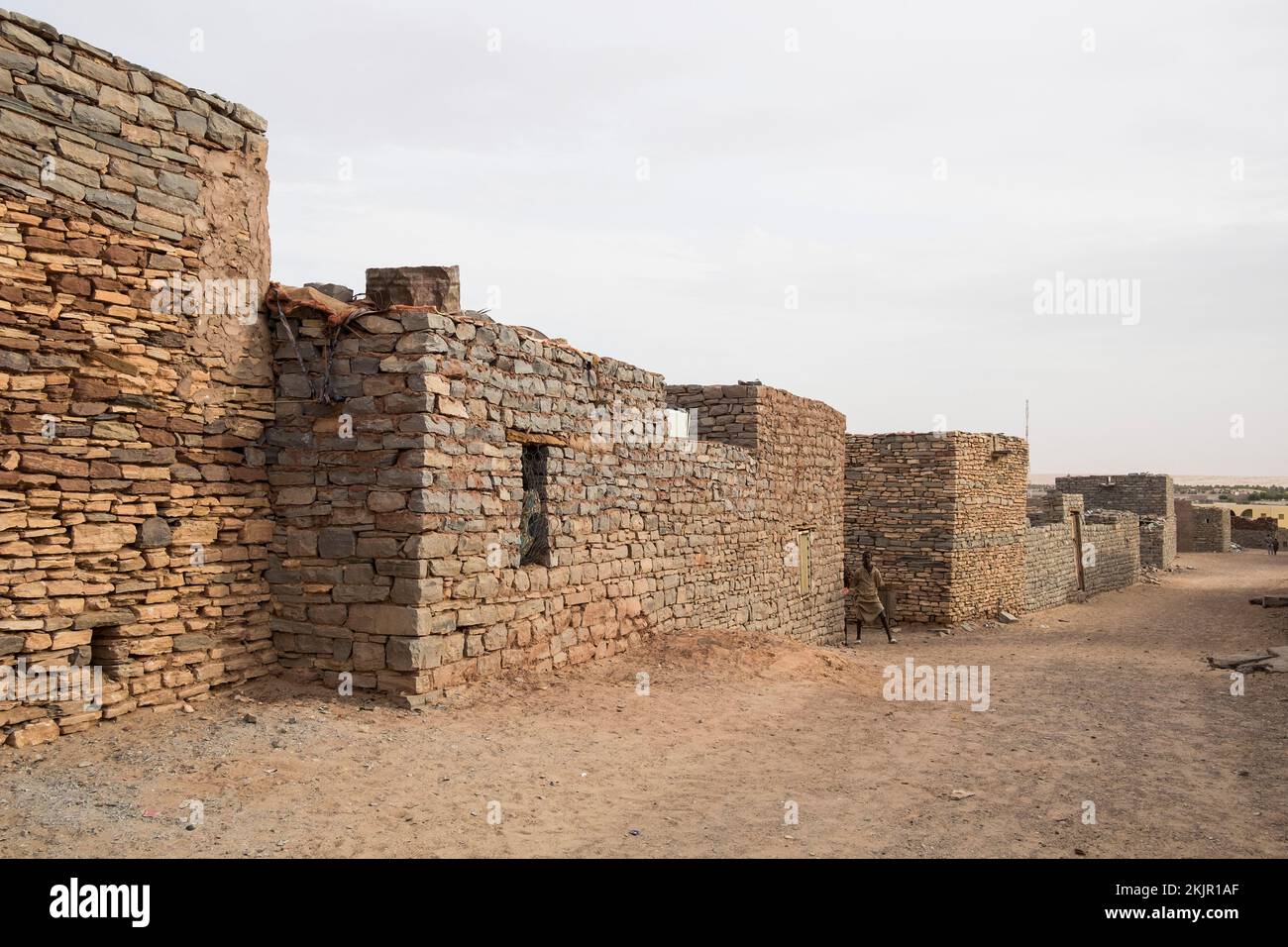 Mauritania, Tichitt, traditional architecture Stock Photo - Alamy