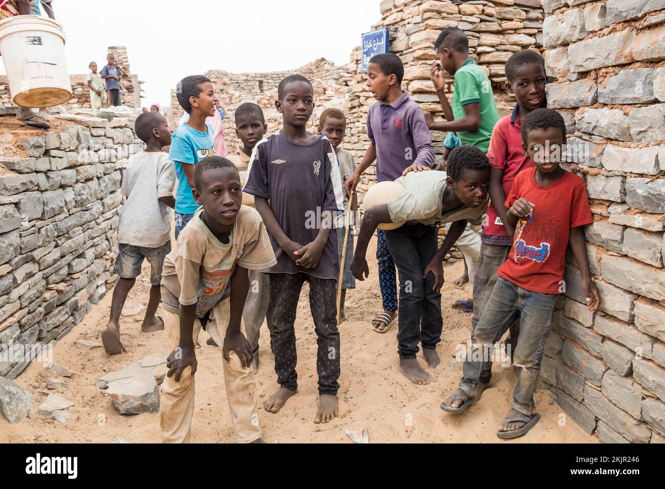 Mauritania, Tichitt, daily life Stock Photo - Alamy