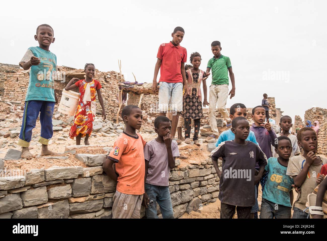 Mauritania, Tichitt, daily life Stock Photo - Alamy