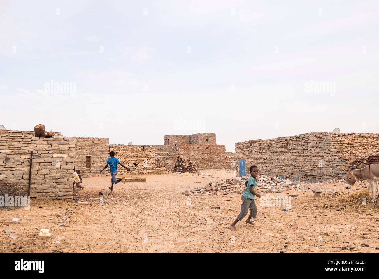 Mauritania, Tichitt, daily life Stock Photo - Alamy
