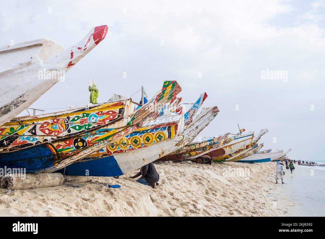 Mauritania, Nouakchott, fish market Stock Photo - Alamy