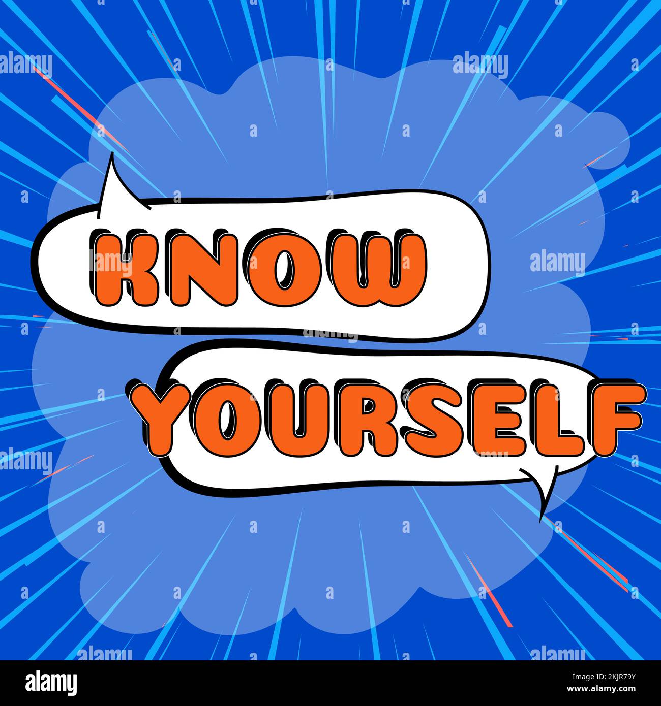 Hand writing sign Know Yourself. Conceptual photo Find You ...