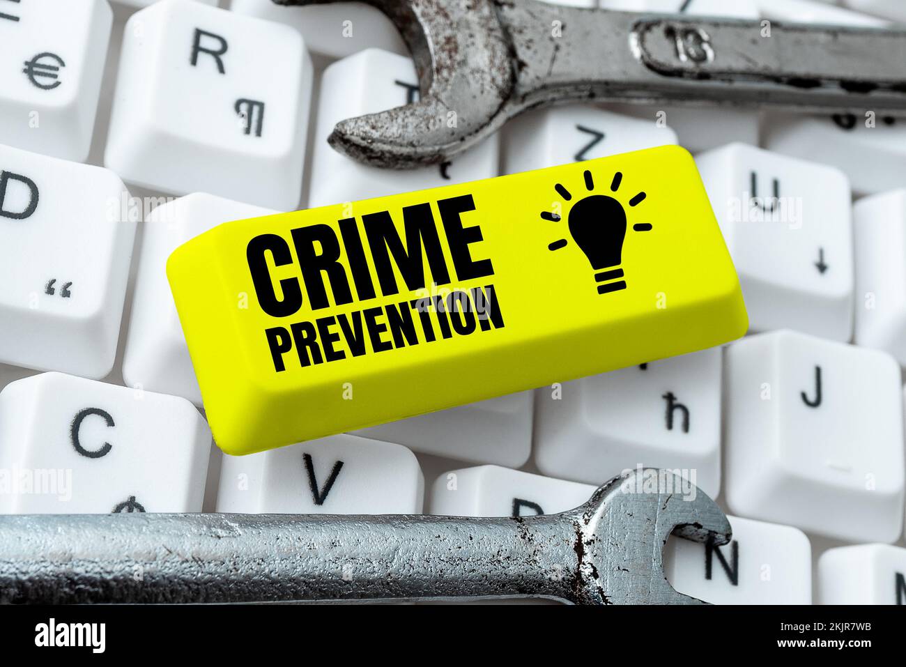 Writing displaying text Crime Prevention. Business approach Federal ...