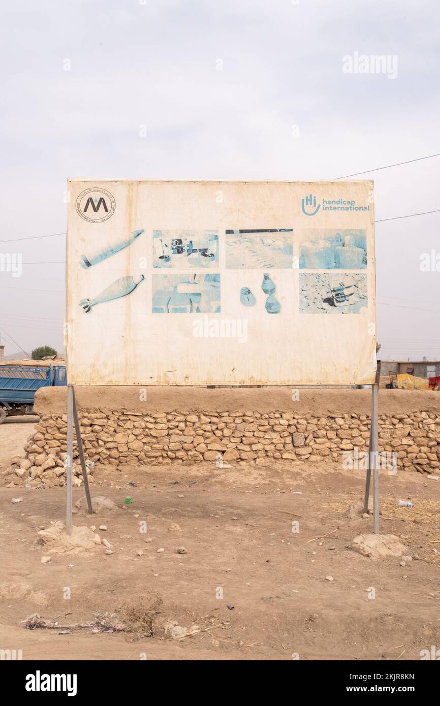 Iraq, Ninawa province, Tall Afar on 2022-10-17. Report on explosive ...