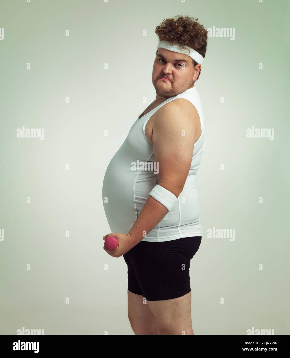 The gym cant even handle me right now. Large man being comical while ...