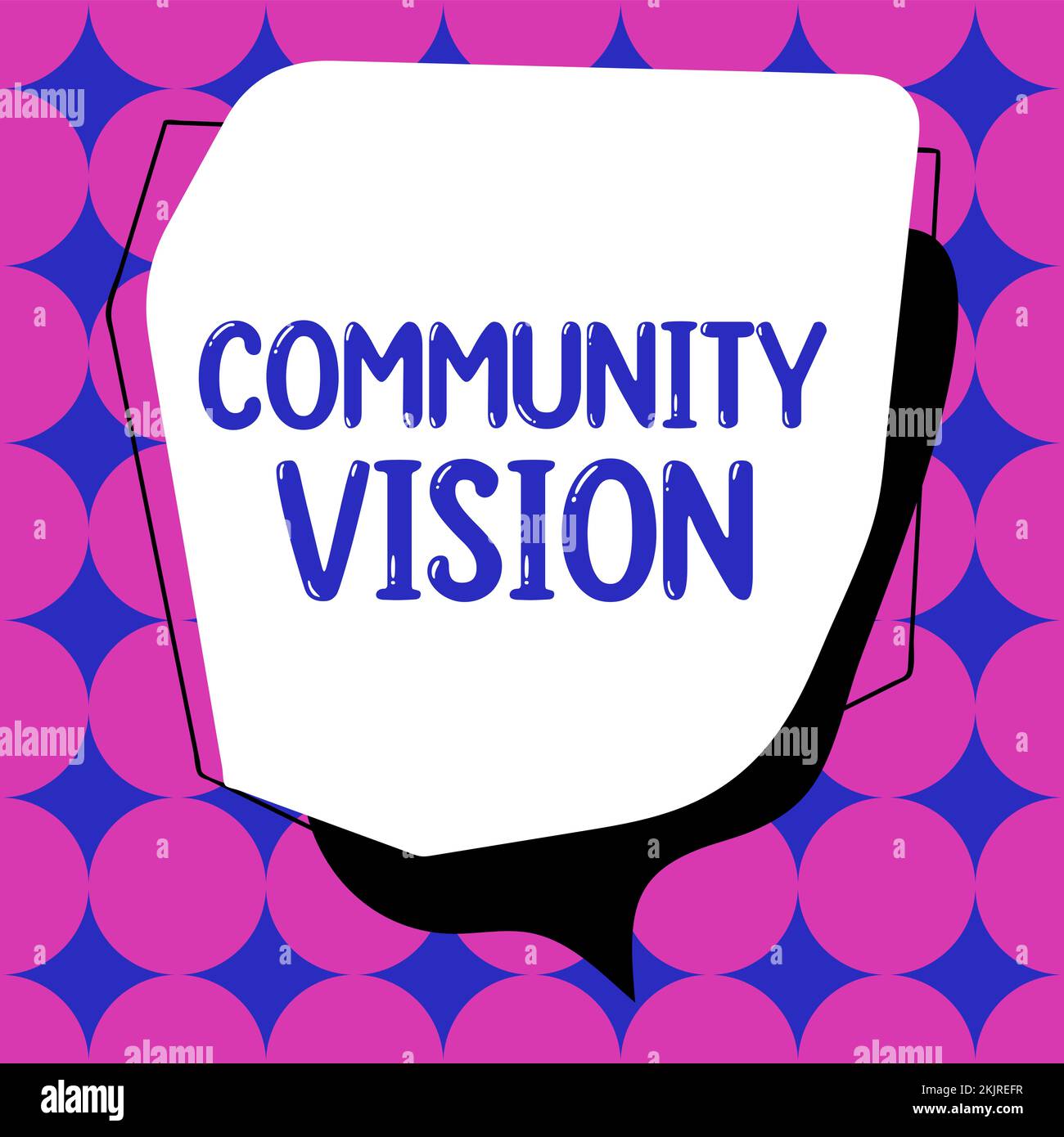 Inspiration showing sign Community Vision. Word Written on Neighborhood ...