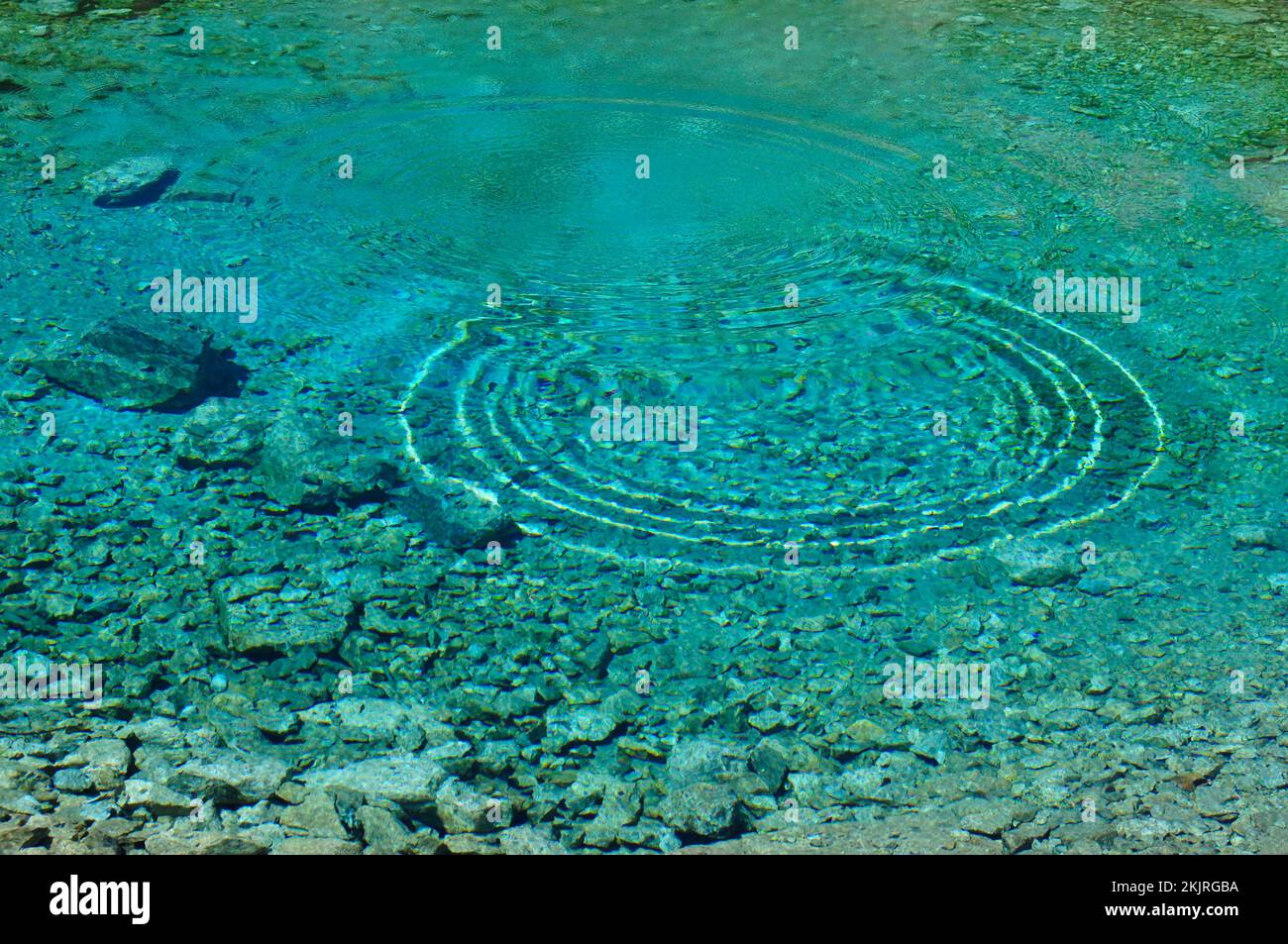 Crystal pure water a mountain lake Stock Photo - Alamy