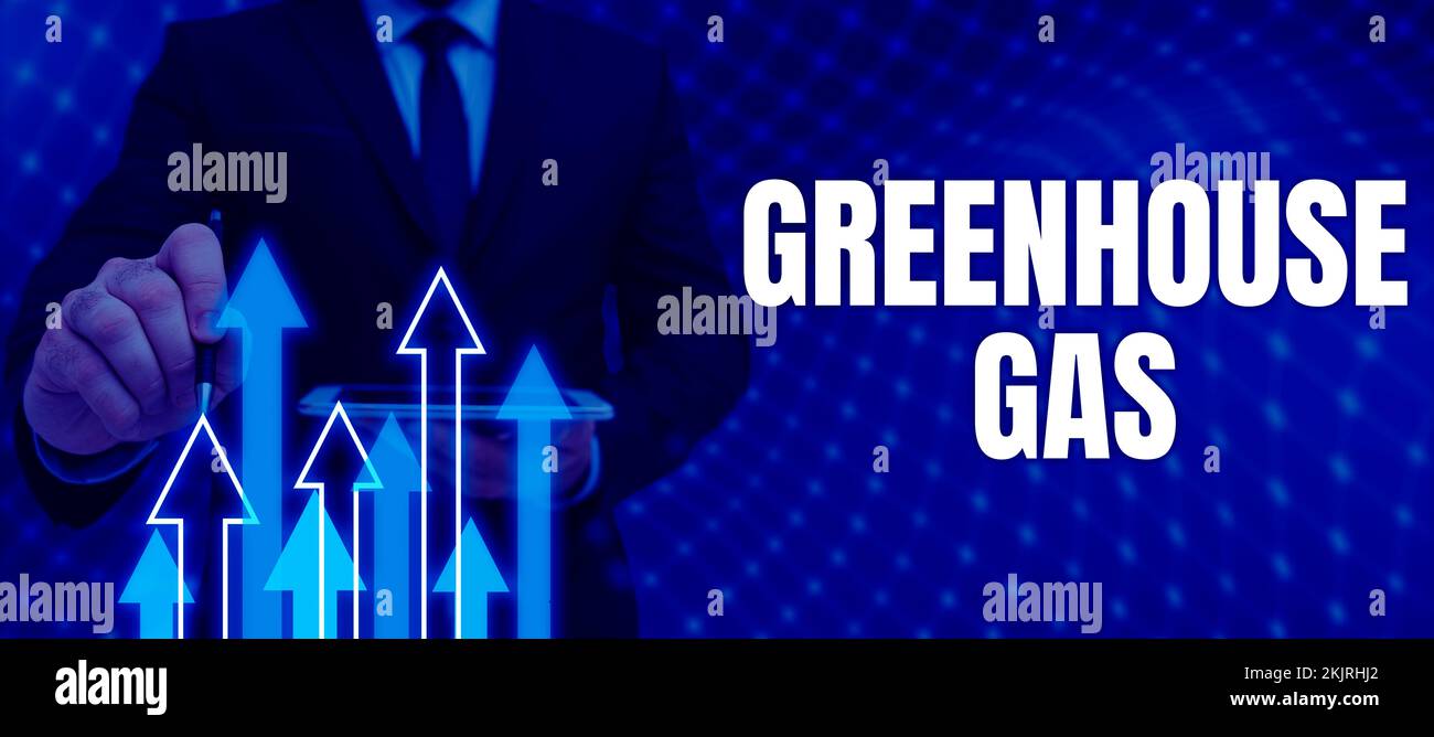 Writing displaying text Greenhouse Gas. Business showcase carbon ... Writing displaying text Greenhouse Gas. Business showcase carbon ...