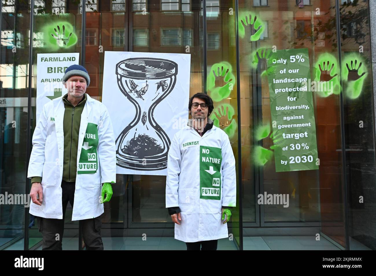 London, UK. 25 November 2022. Scientists for Extinction Rebellion ...