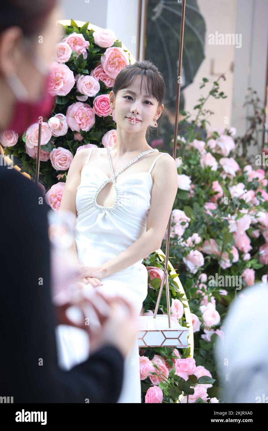 Chinese actress and singer Jenny Zhang attended the BVLGARI activity in ...
