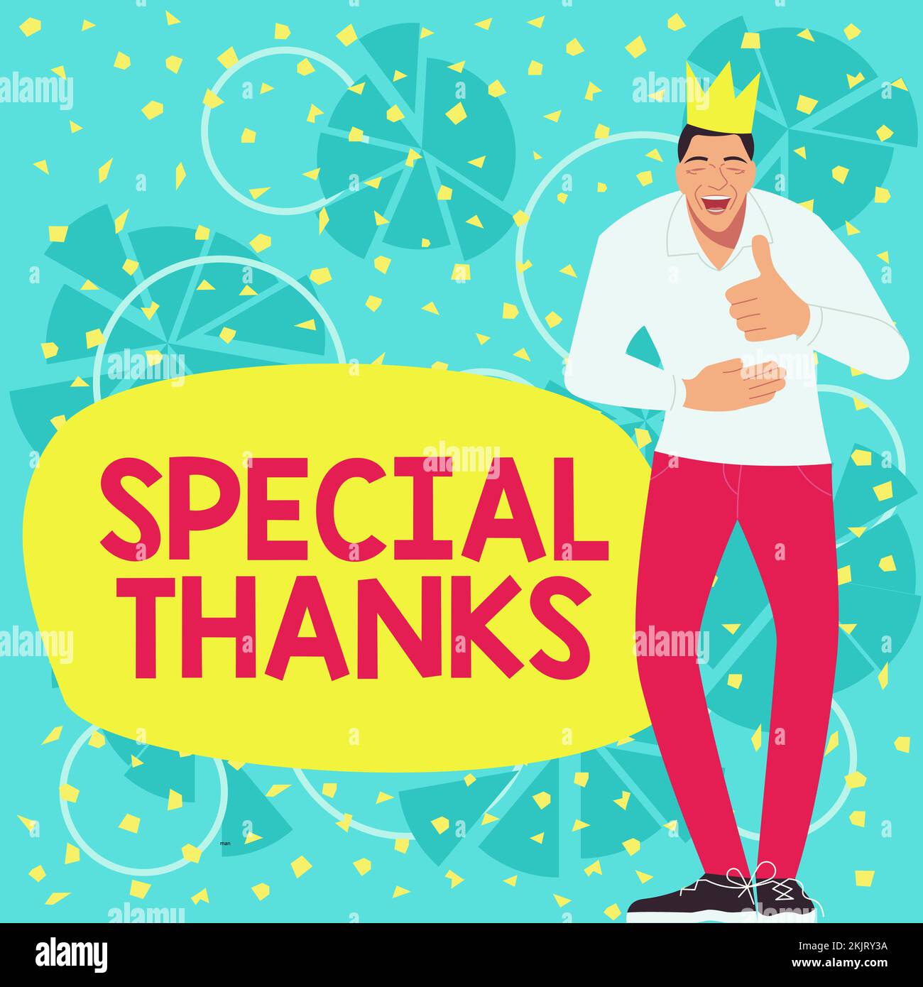 Conceptual display Special Thanks. Business overview expression of appreciation or gratitude or ...