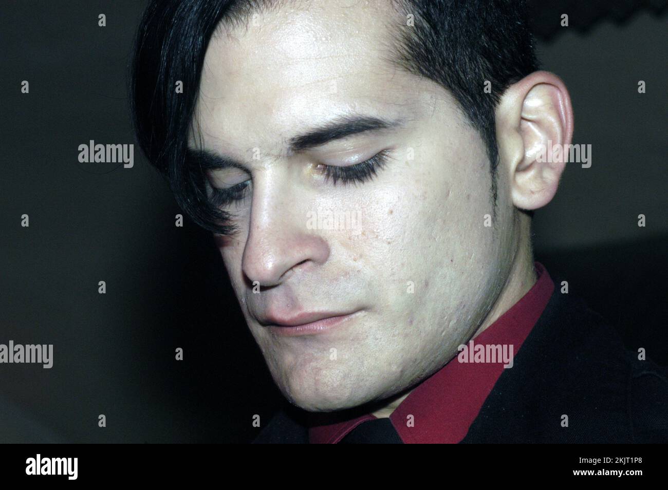 CARLOS DENGLER, INTERPOL, CONCERT, 2002: A young Carlos Dengler of ...