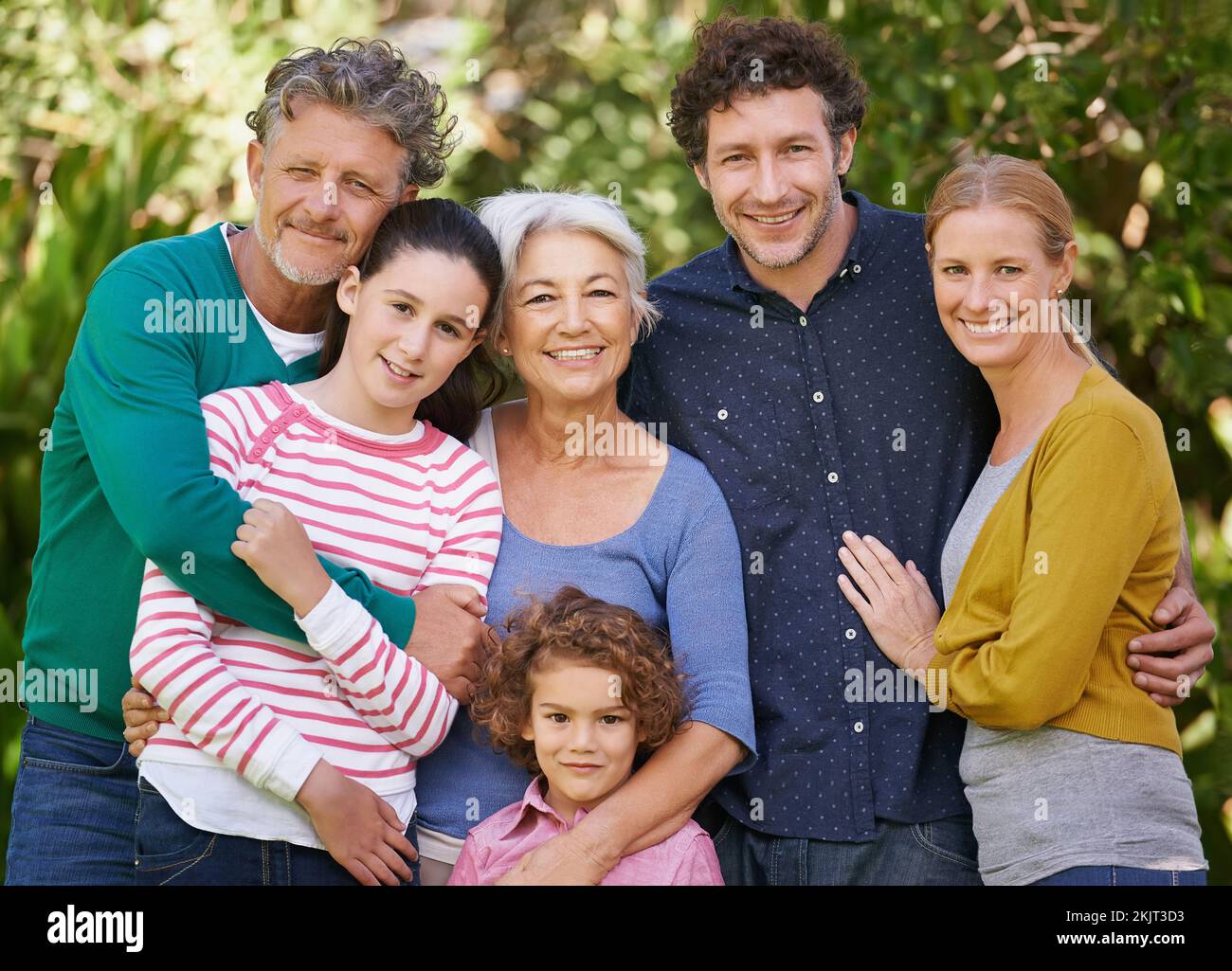 The picture perfect family. Cropped portrait of a happy family standing ...