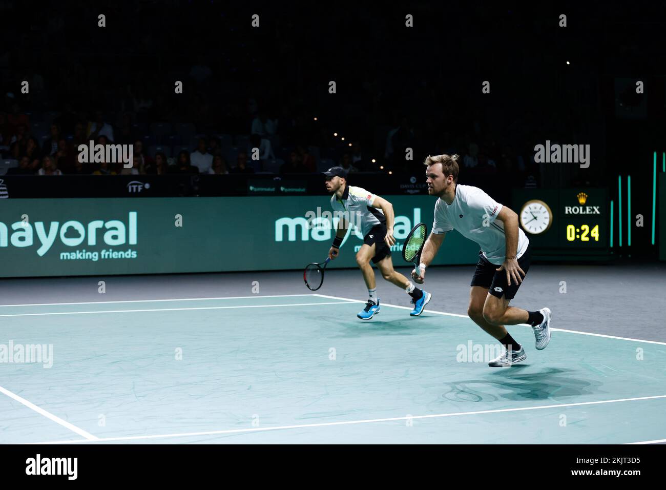 Malaga, Spain. 24th Nov, 2022. Kevin Krawietz and Tim Puetz of Germany ...
