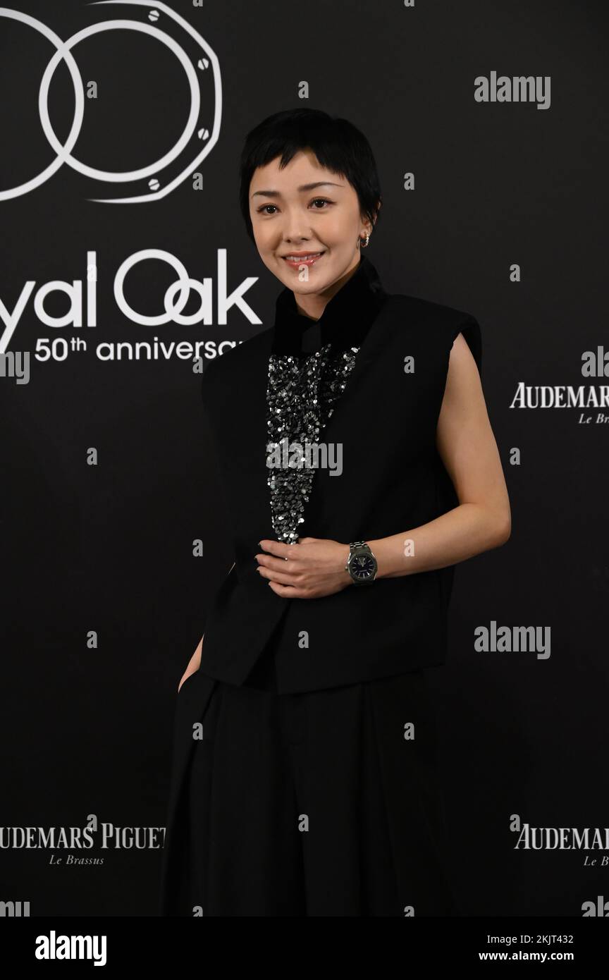 Taiwanese singer and actress Amber Kuo attended the Audemars Piguet ...