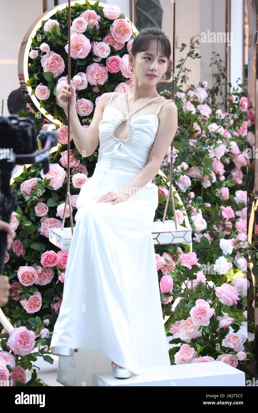 Chinese actress and singer Jenny Zhang attended the BVLGARI activity in ...