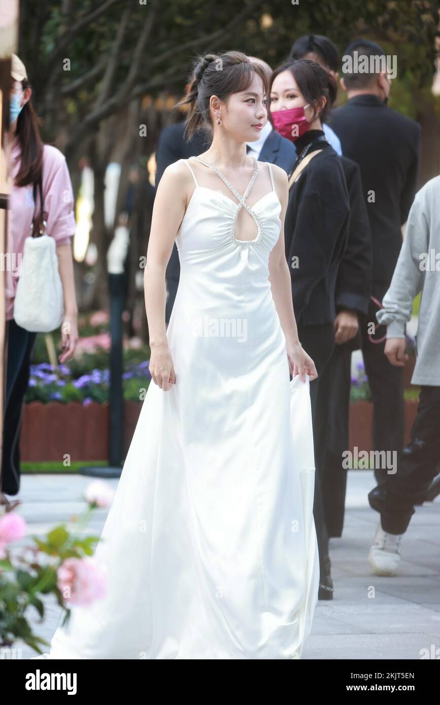 Chinese actress and singer Jenny Zhang attended the BVLGARI activity in ...