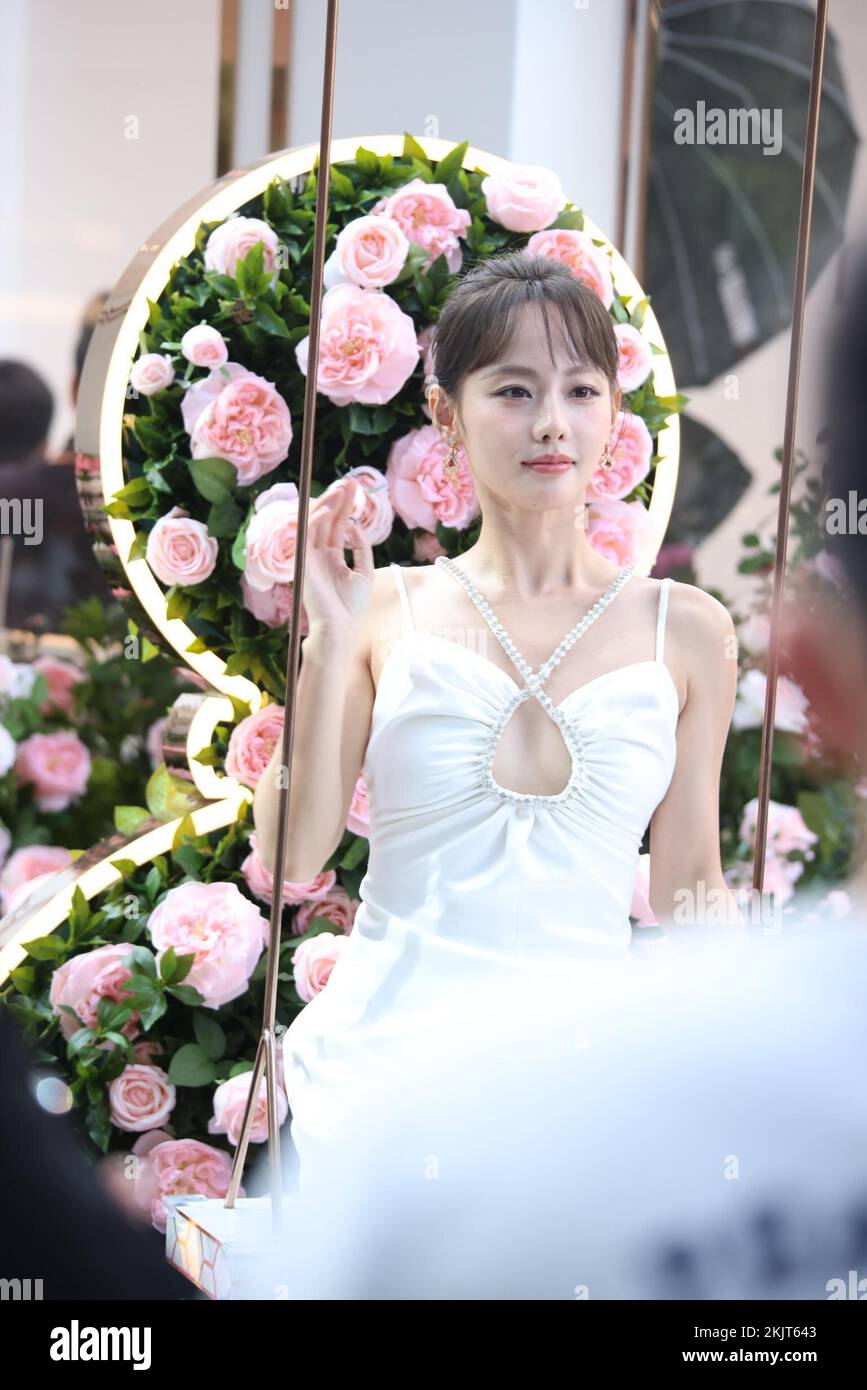 Chinese actress and singer Jenny Zhang attended the BVLGARI activity in ...