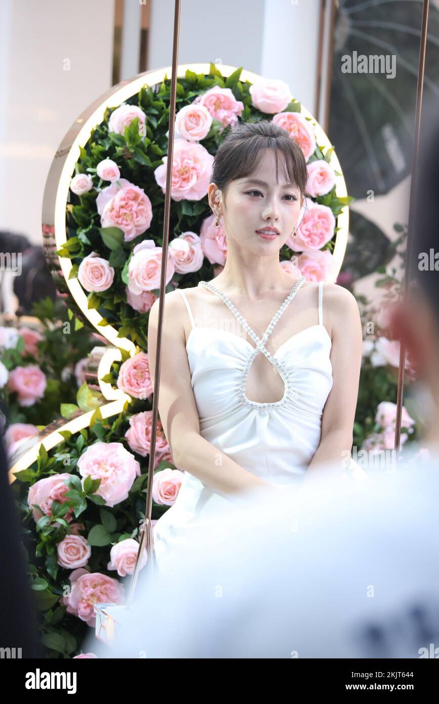 Chinese actress and singer Jenny Zhang attended the BVLGARI activity in ...