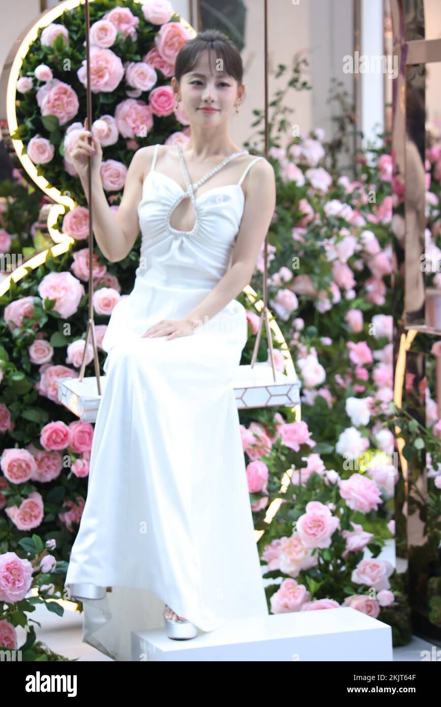Chinese actress and singer Jenny Zhang attended the BVLGARI activity in ...