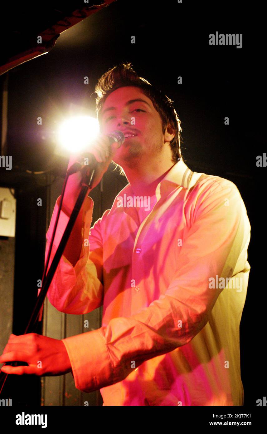 TYLER JAMES, CONCERT, 2004: Singer Tyler James supporting Amy Winehouse ...