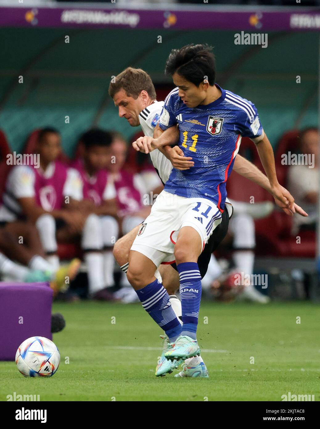 FIFA World Cup Qatar 2022 Group E match between Germany and Japan at ...