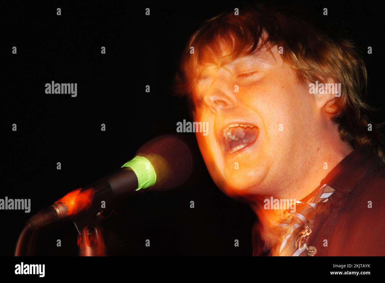 RICKY WILSON, YOUNG, FIRST TOUR, 2004: A very young Ricky Wilson, the ...