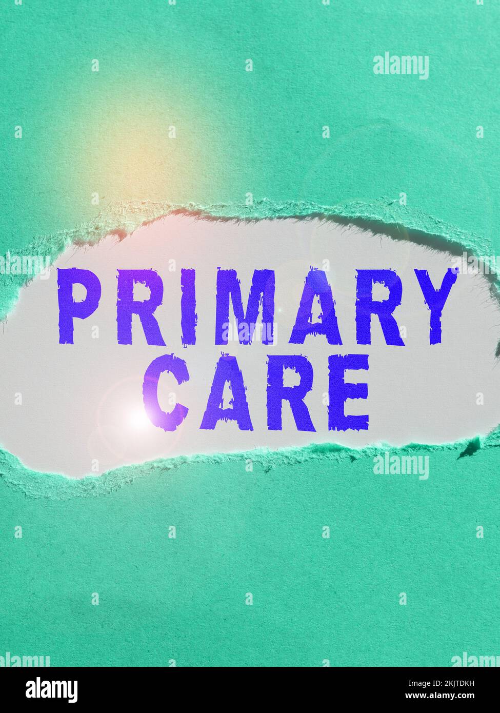 Sign displaying Primary Care. Business concept health care provided by ...