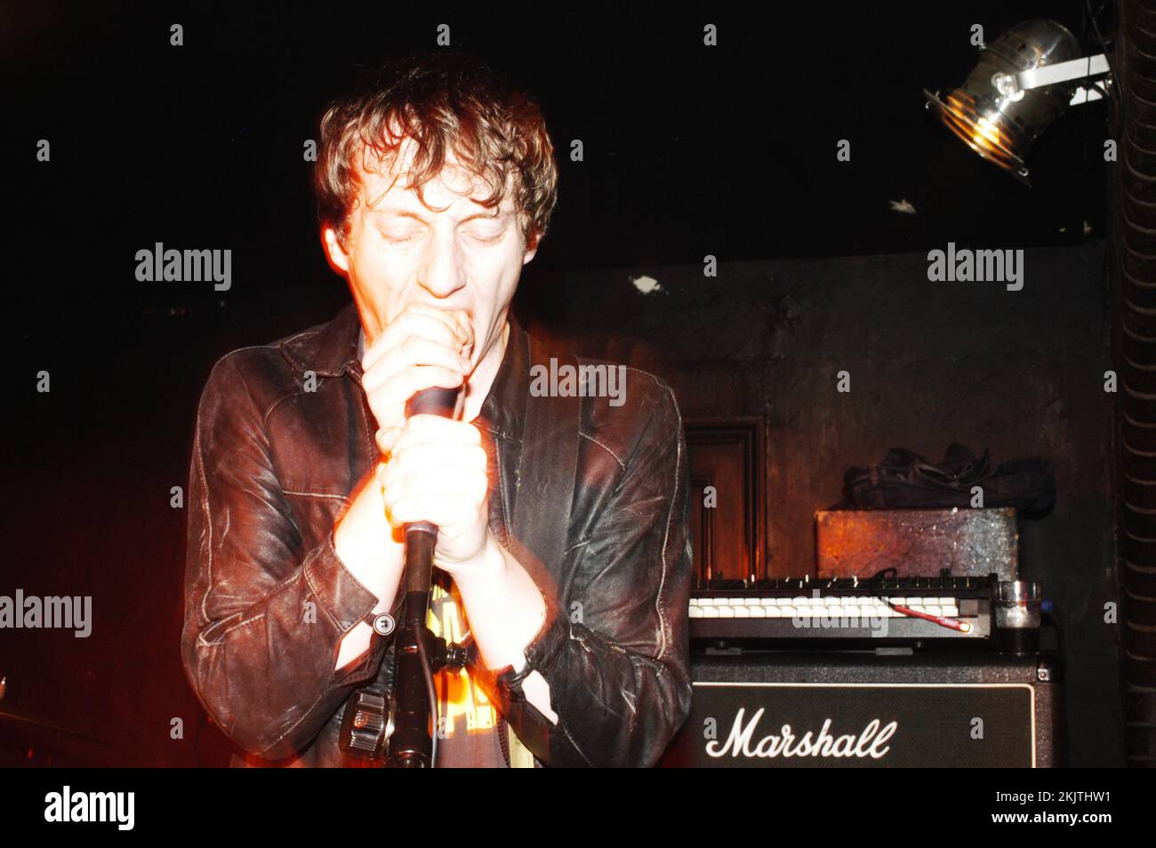 Chris Warlow of the MARTINI HENRY RIFLES at the Barfly in Cardiff ...