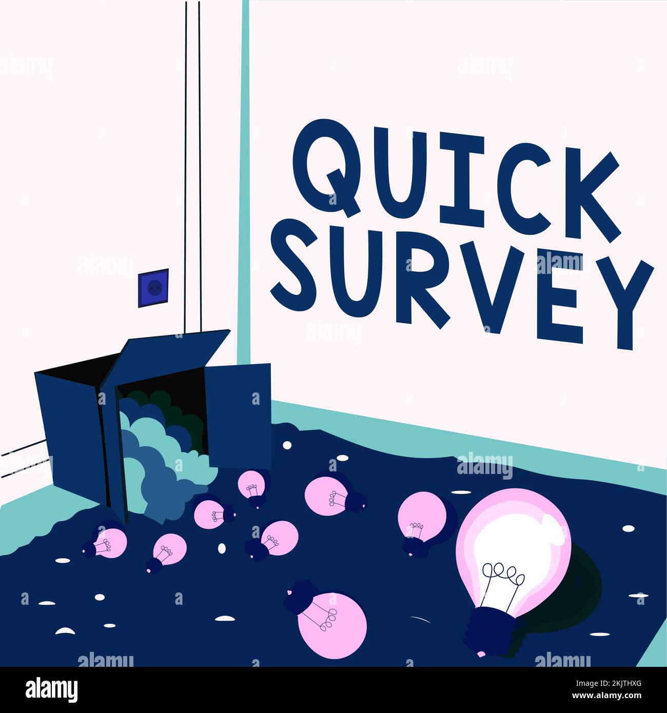 Text Caption Presenting Quick Survey Word Written On Conduct Fast Check On Condition Value