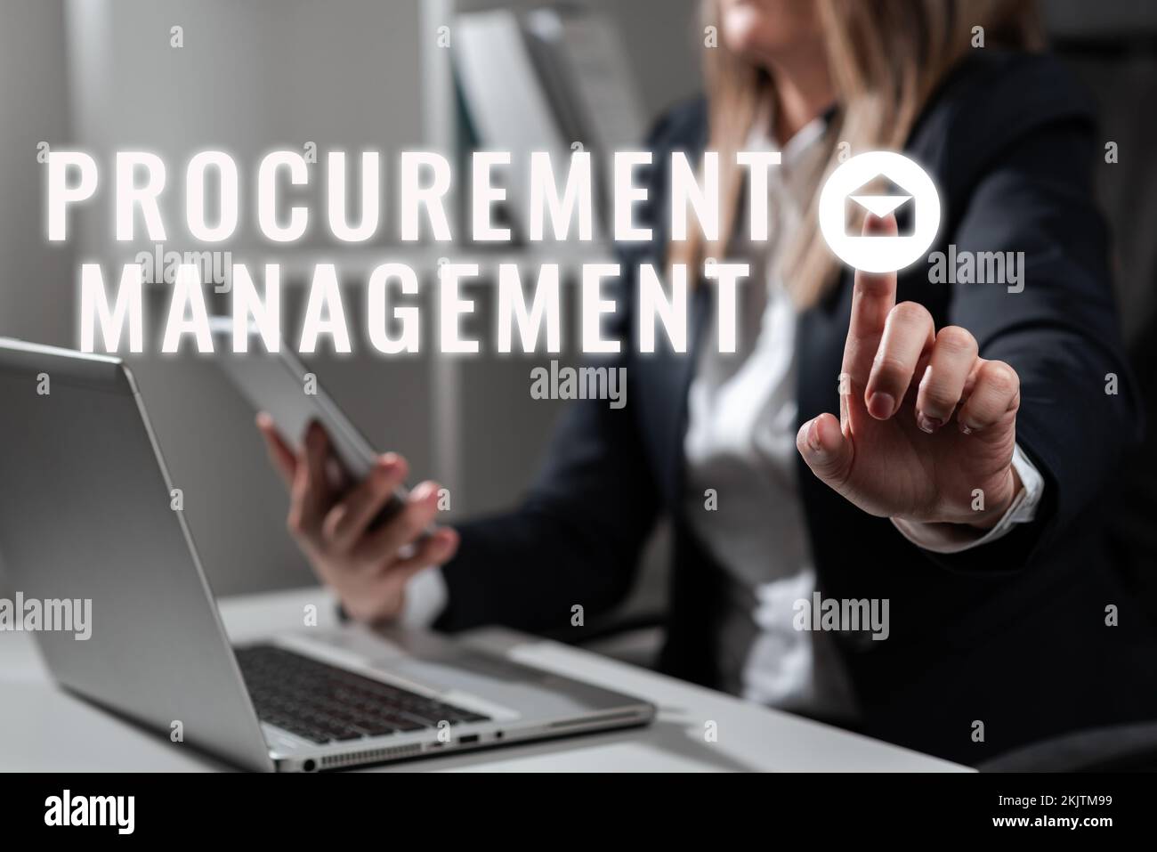 Text showing inspiration Procurement Management. Concept meaning buying ...