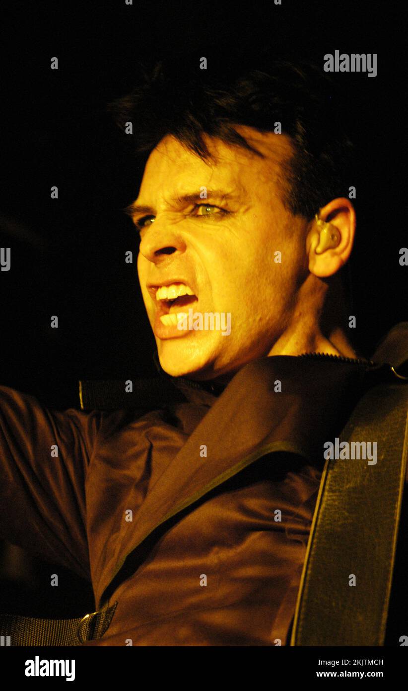 GARY NUMAN, CONCERT, 2004: Music legend Gary Numan playing at The ...