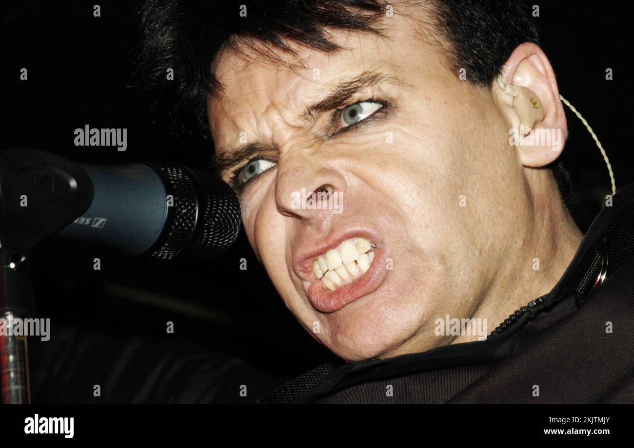 GARY NUMAN, CONCERT, 2004: Music legend Gary Numan playing at The ...