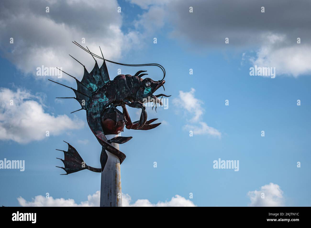 The Plymouth Barbican Prawn Light Tower Stock Photo - Alamy