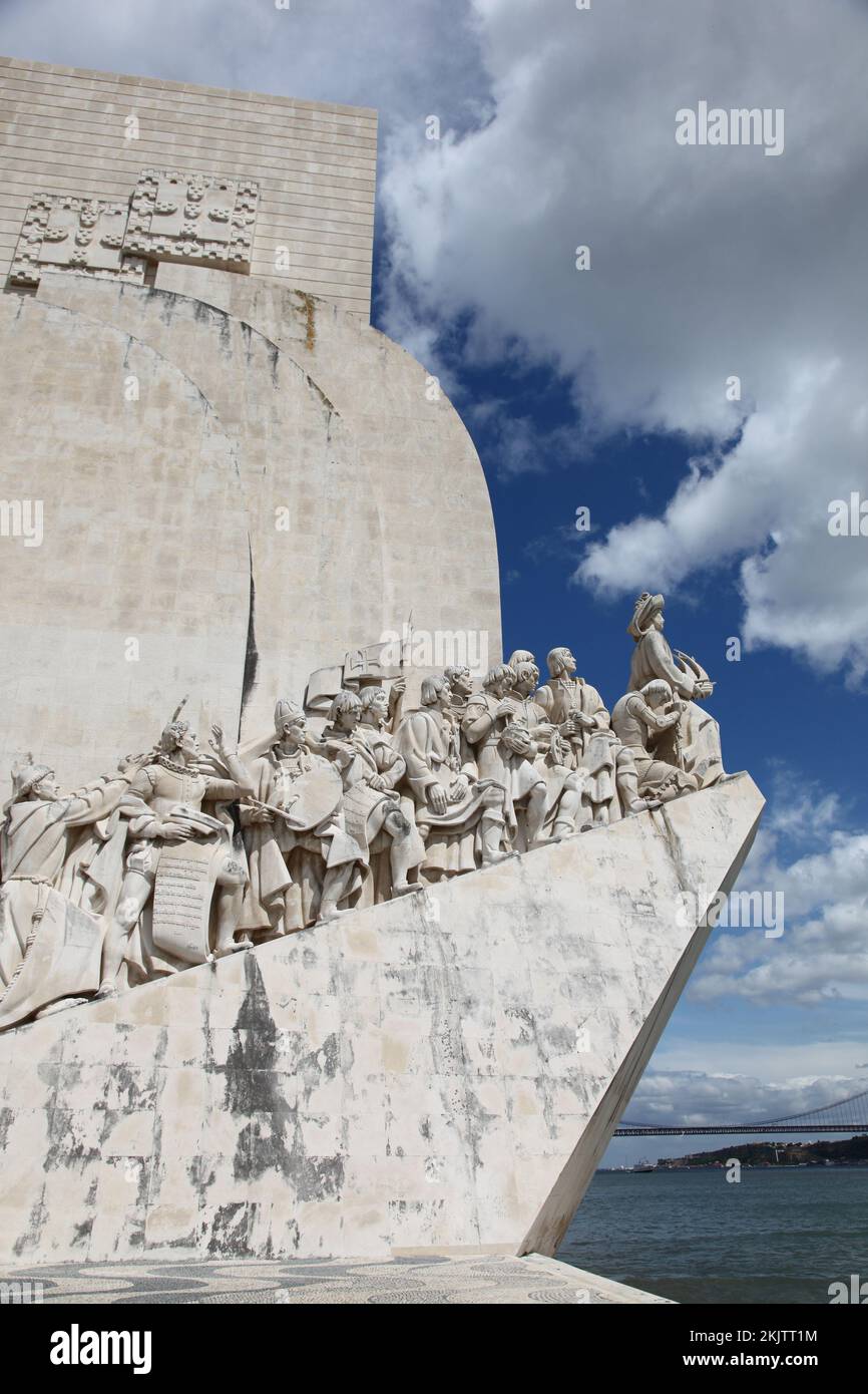 This huge limestone monument in Lisbon's Belem district was created to ...
