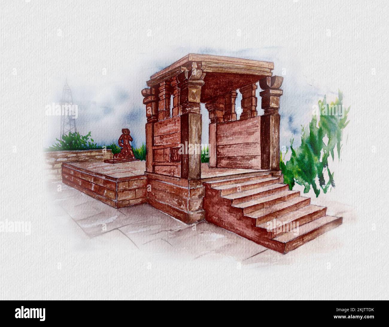 Ramtek temples hi-res stock photography and images - Alamy