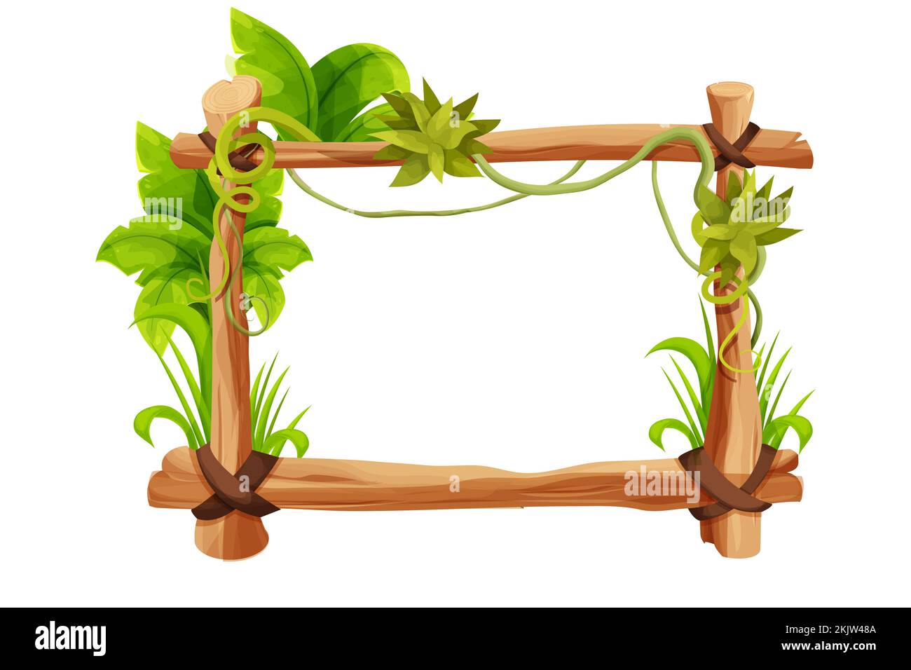 Jungle Cartoon Border