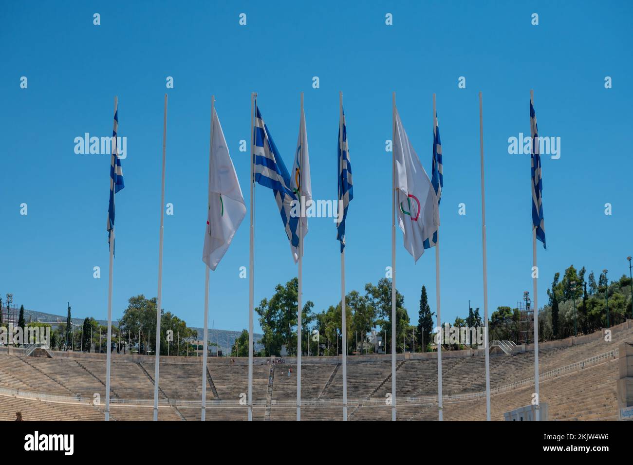 Ancient greek flags hi-res stock photography and images - Alamy