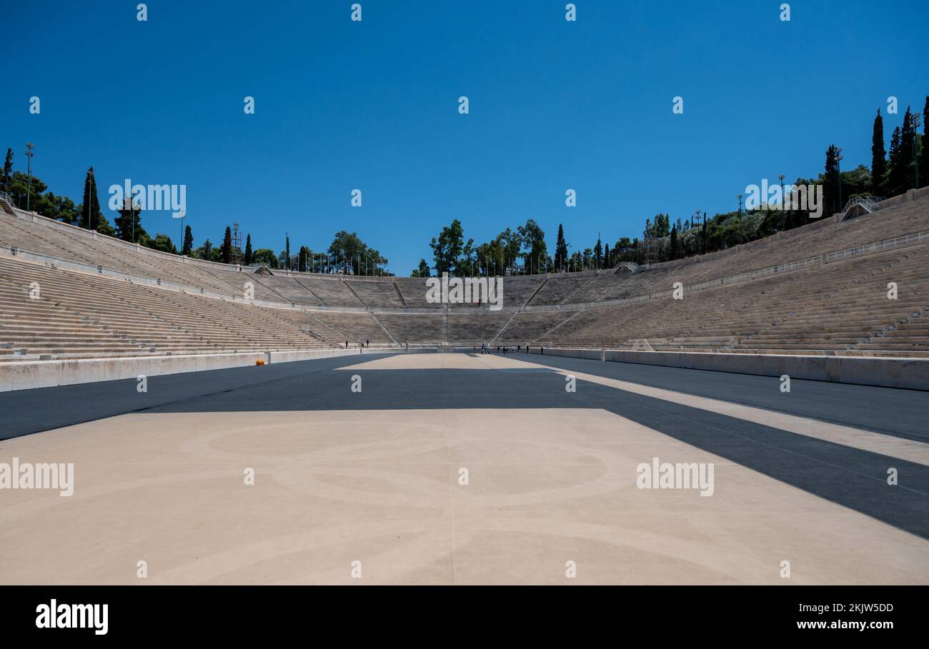 The Panathenaic Stadium in Athens, Greece Stock Photo - Alamy