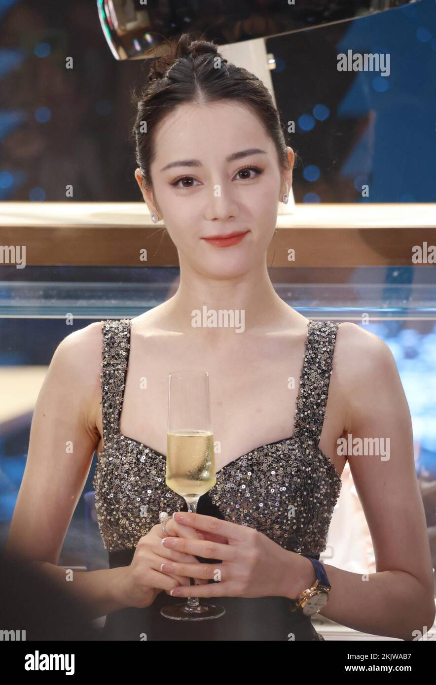 Chinese actress, host, dancer, singer and model Dilraba Dilmurat attended the Panerai activity ...