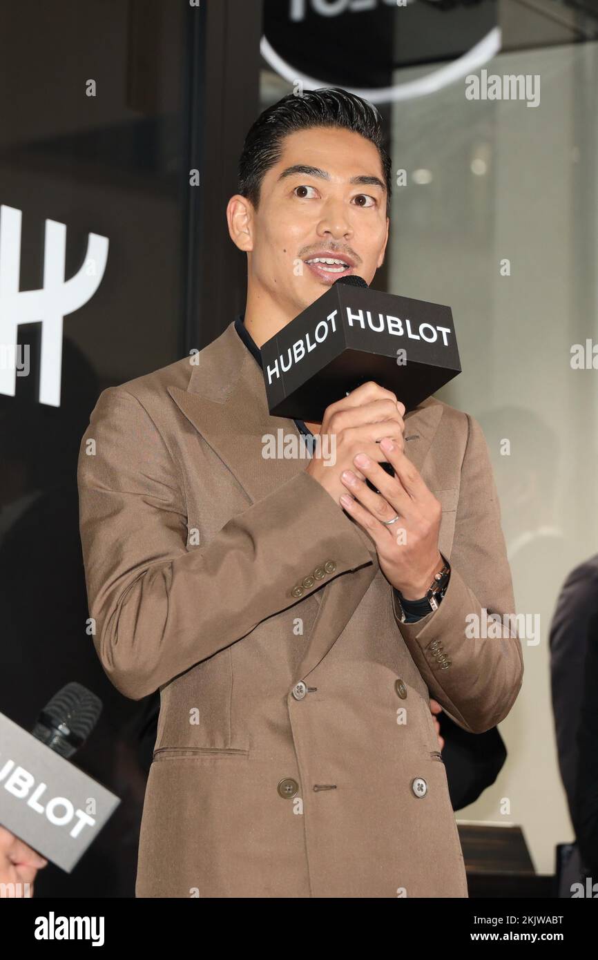 Japanese actor and dancer Akira attended a brand activity in Taiwan, 14 ...