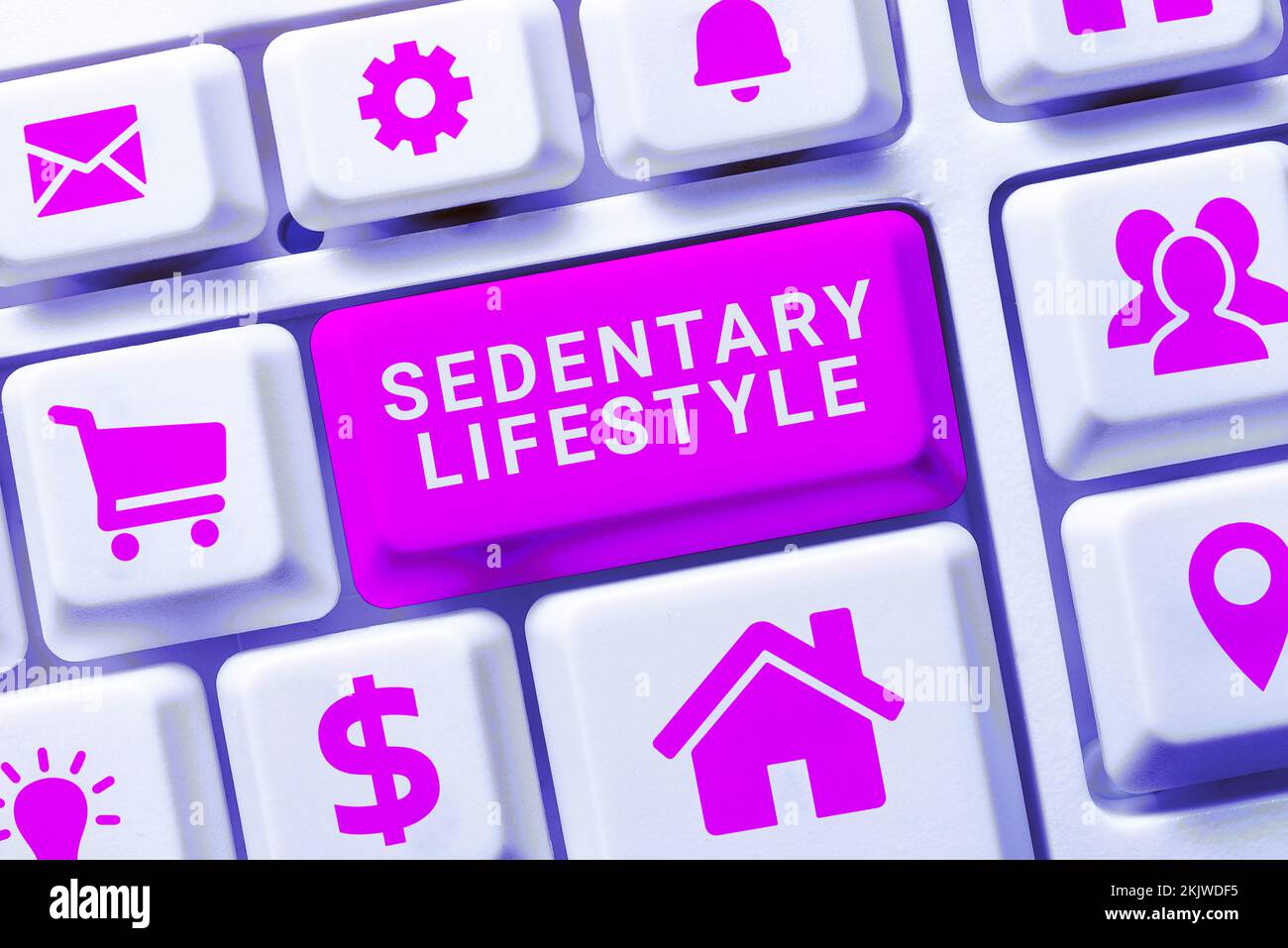 Handwriting text Sedentary Lifestyle. Business concept ways and means ...