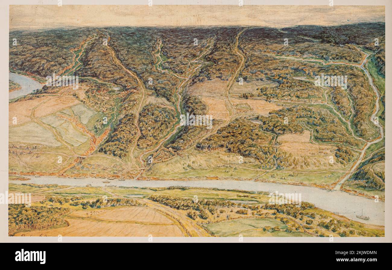 Painting By Russian Artist A.Vasnetsov. Moscow - A Town And Environs In ...