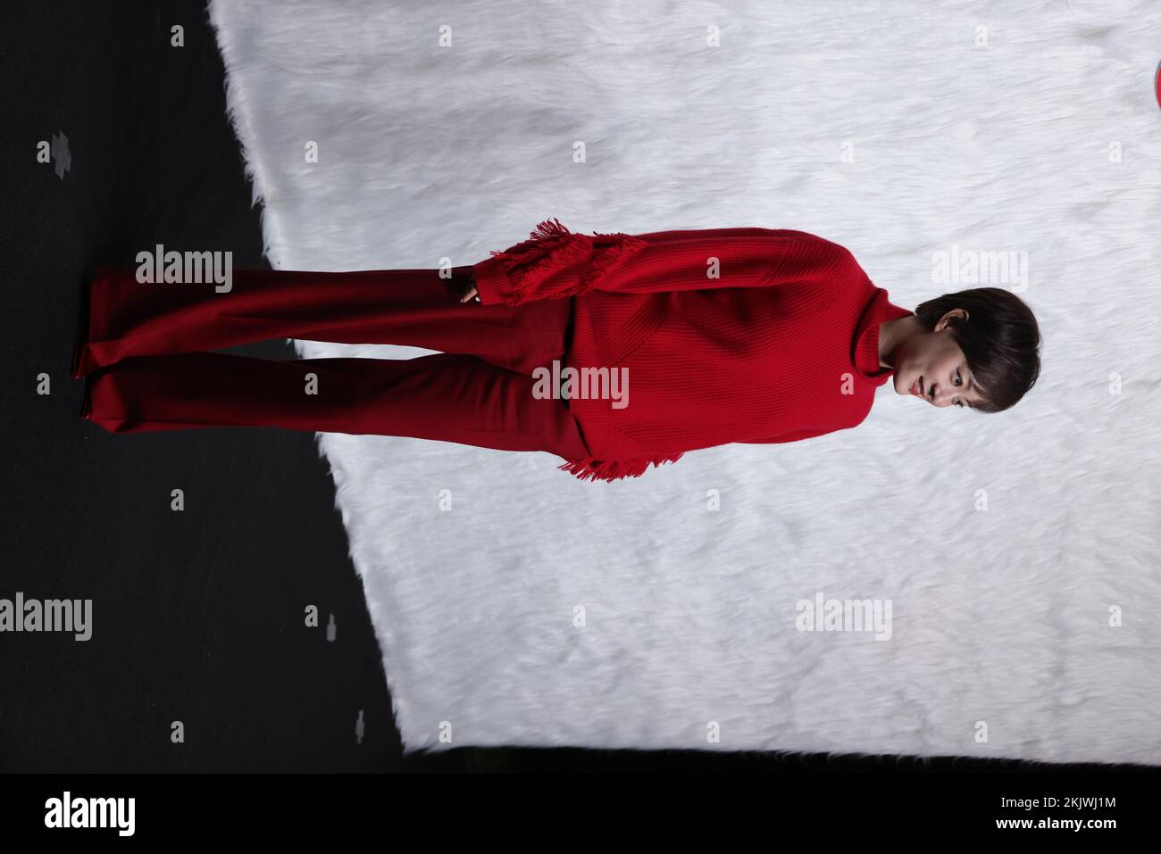 Chinese actress Sun Li attended the ERDOS 1980 activity in Shanghai ...