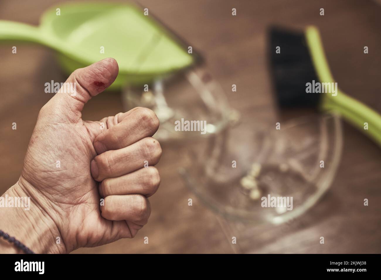 Broken glass blood hi-res stock photography and images - Alamy