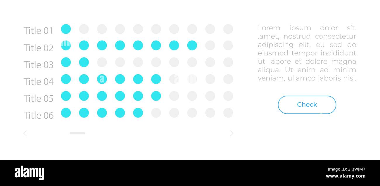 Dot chart Stock Vector Images - Alamy
